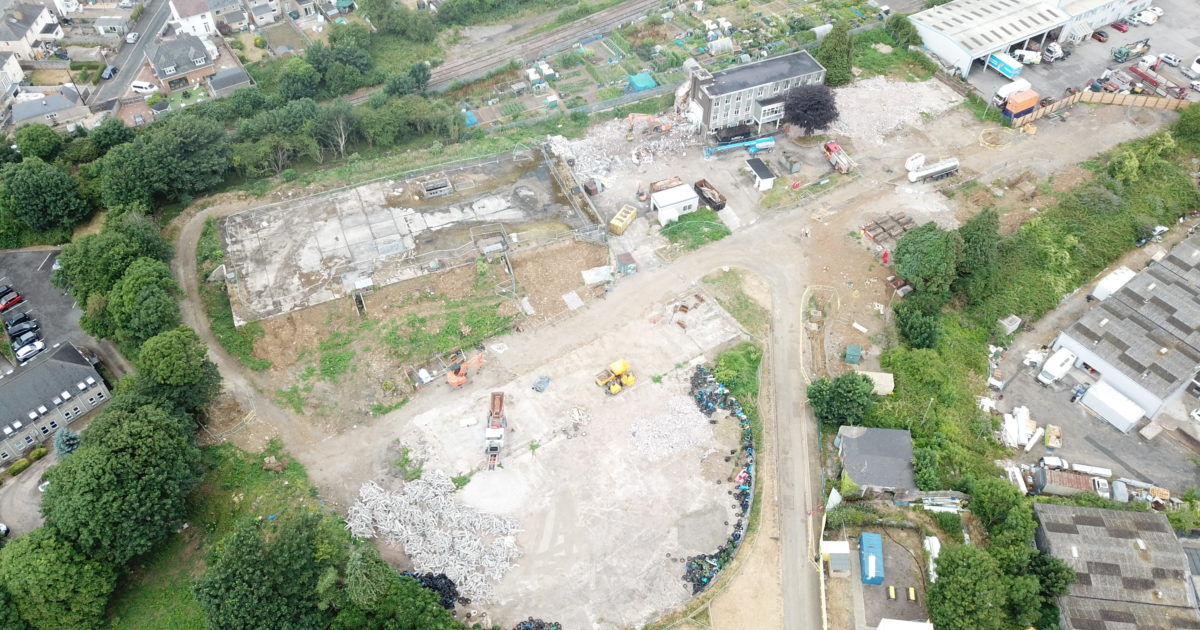 Demolition of Police Station Site, South Wales | Perfect Circle